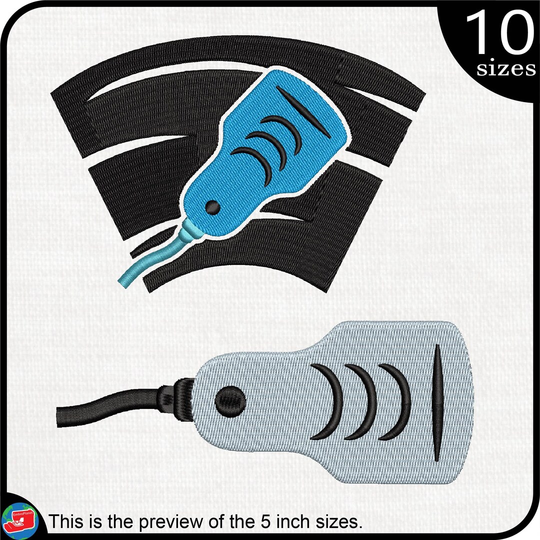 Sonography - Designs for Embroidery Machine Instant Download Digital ...