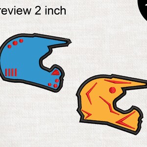 Applique Motocross Helmets - Designs for Embroidery Machine Digital ...
