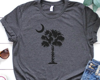 Palm tree shirt | Etsy