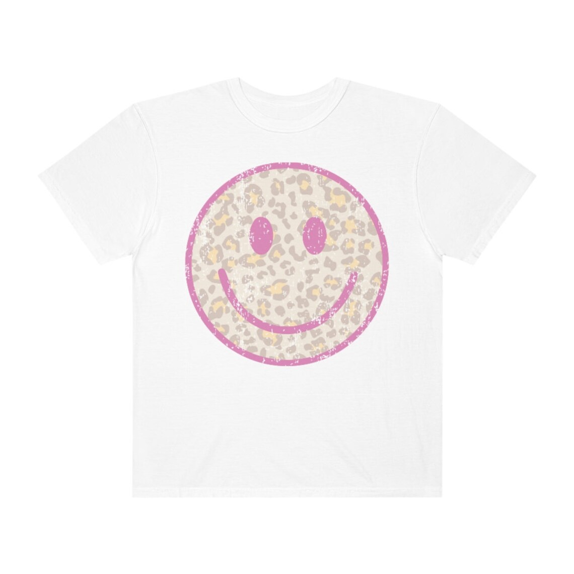 Smiley Face T-shirt Preppy Oversized T-shirt Retro Graphic | Etsy