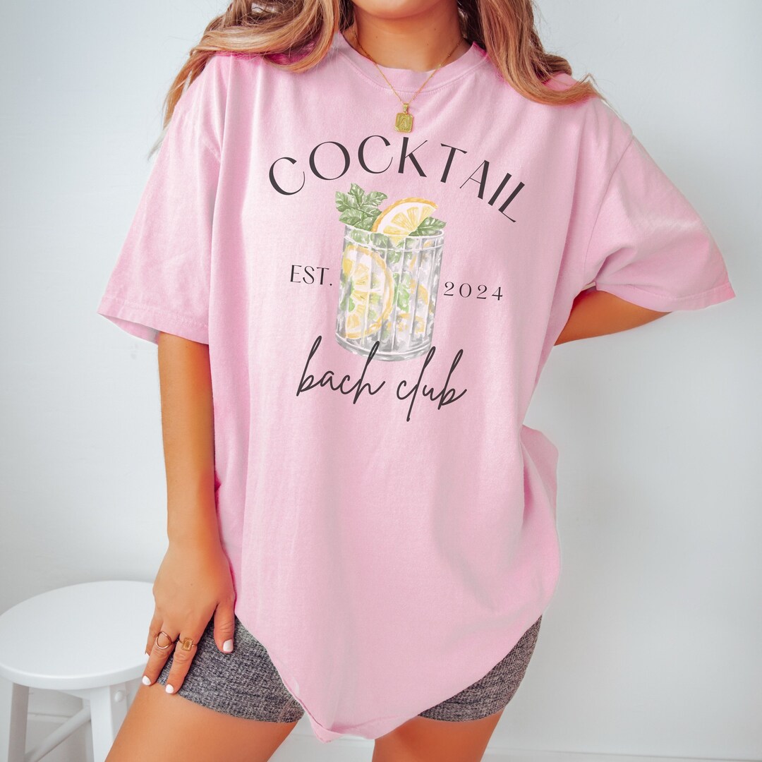 Custom Cocktail Bachelorette Shirts, Personalized Bride Tee, Custom ...