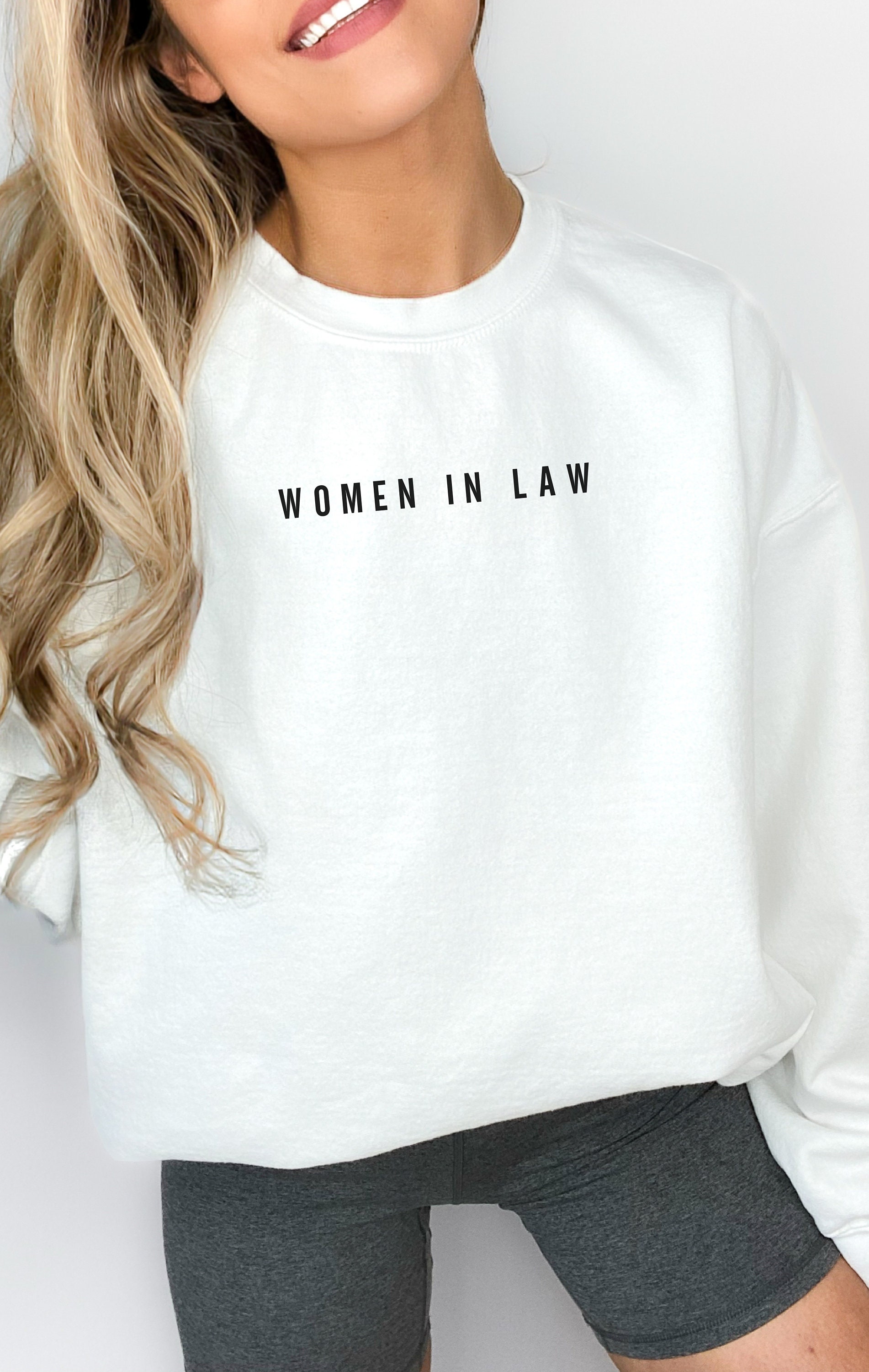 Women in Law Sweatshirt for Female Lawyer Graduation Gifts for Her Law ...