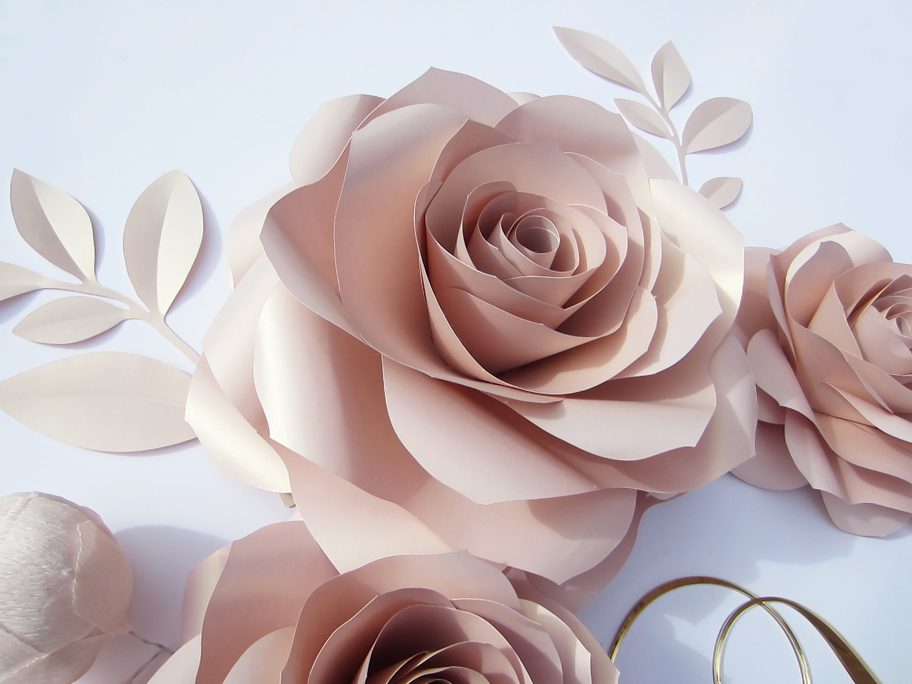 Nursery Flower Wall Decor and Name Sign Paper Flower Name - Etsy