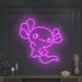 Сute Axolotl Neon Sign, Baby Axolotl Wall Lamp, Kawaii Axolotl, Axolotl ...