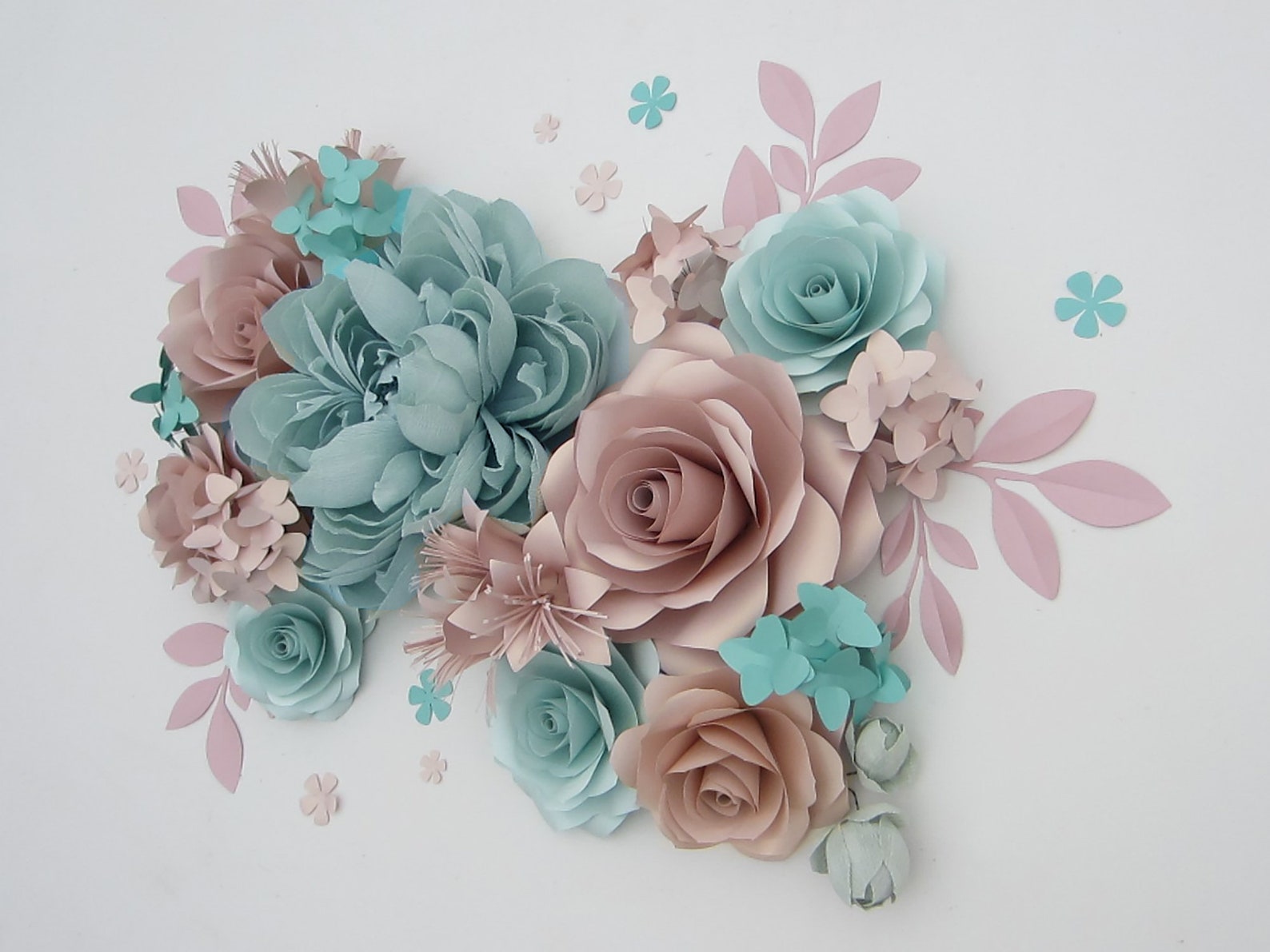 Giant Crepe Paper Flower Wall Art, Nursery Decor, Gold Rose - Etsy