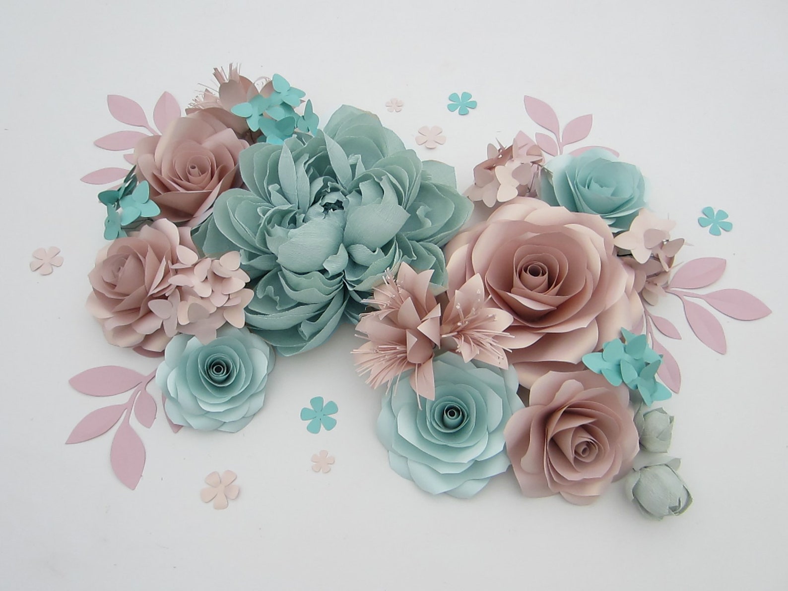 Giant Crepe Paper Flower Wall Art, Nursery Decor, Gold Rose - Etsy