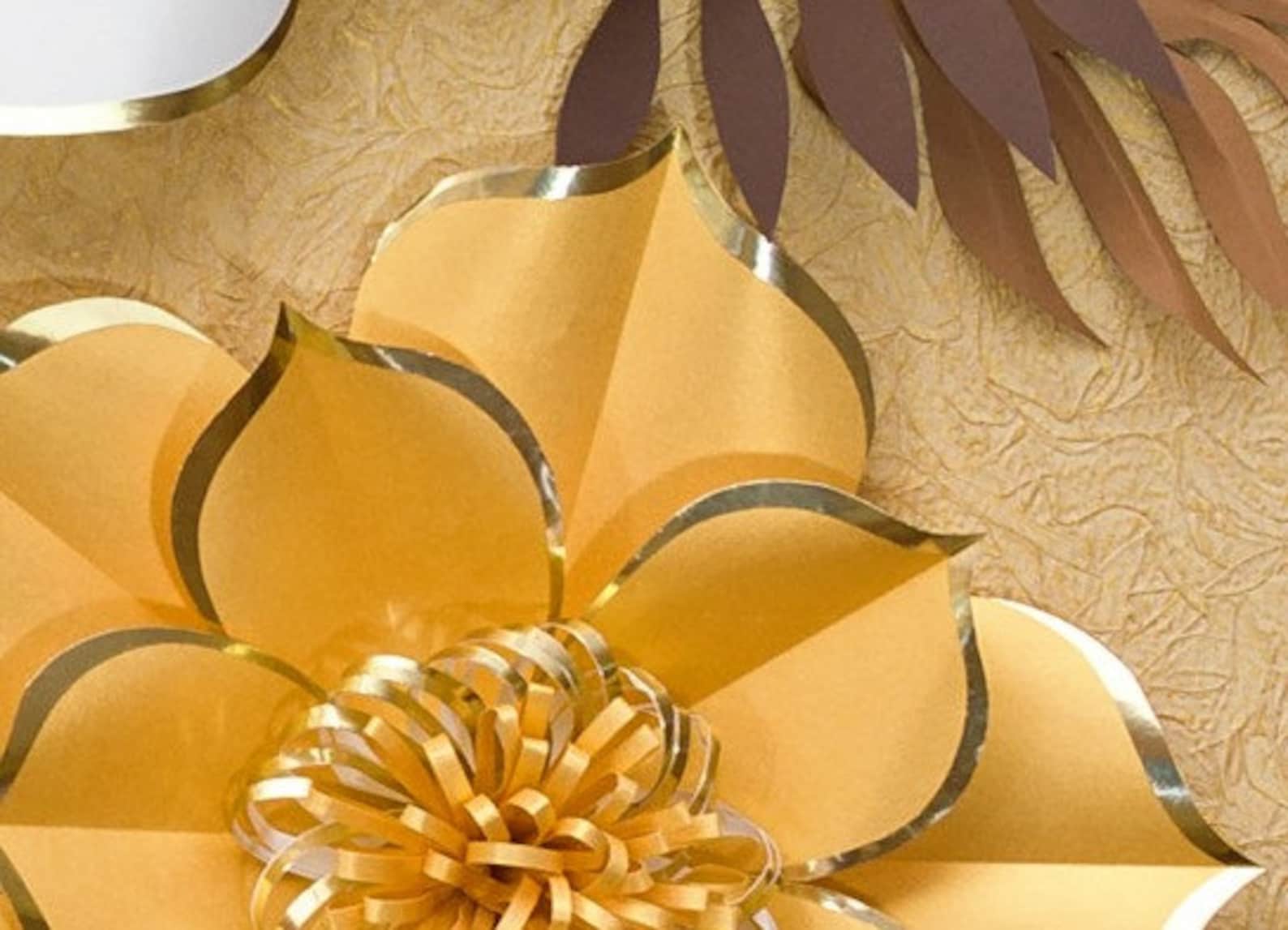 Giant Paper Flower Backdrop Set of 4 Unique Large Paper - Etsy