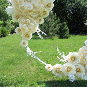 Wedding Arch Large Paper Flowers for Wedding Arbor - Etsy