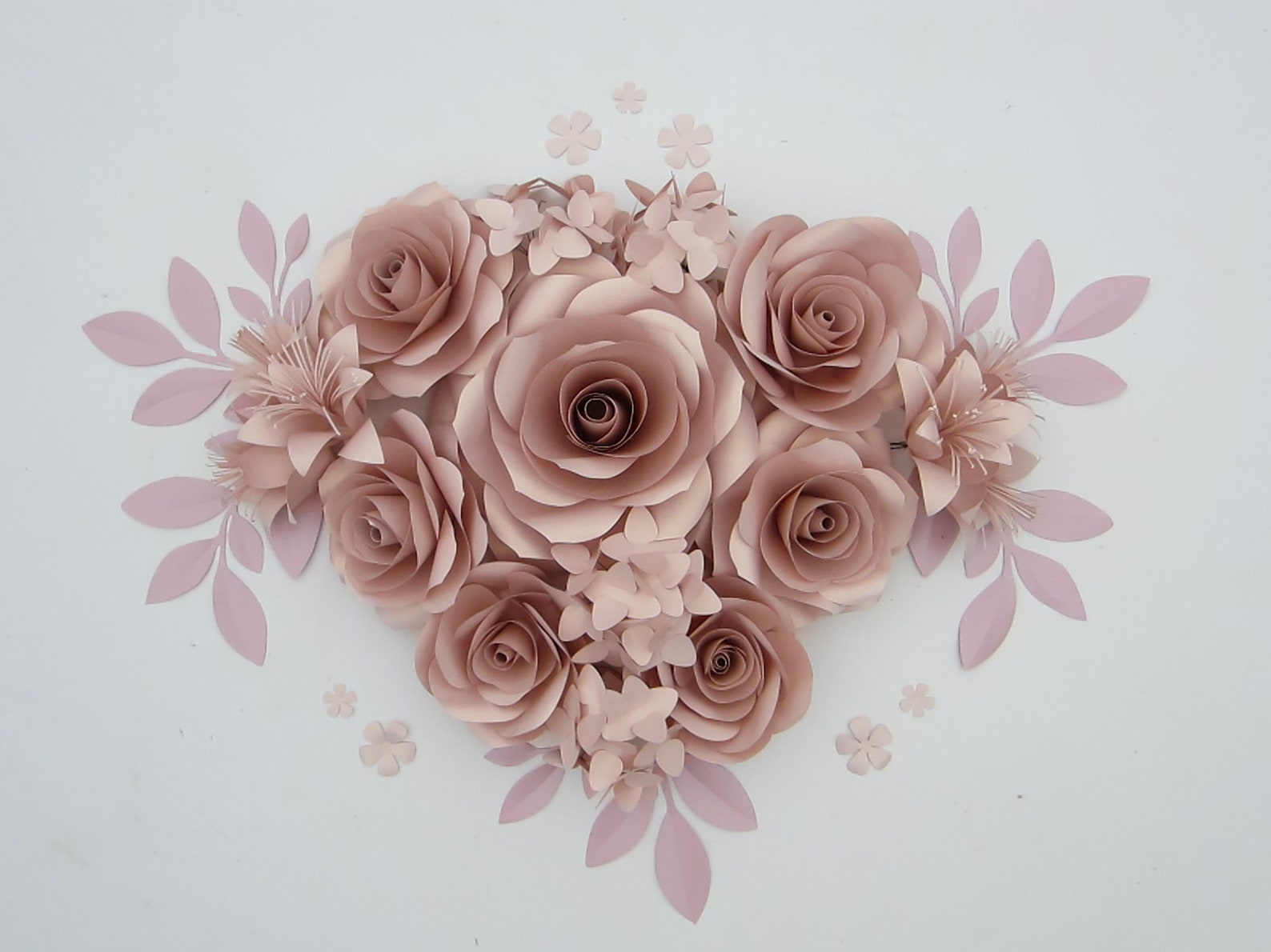 Large Paper Flower Wall Backdrop for Nursery Decor Above Crib - Etsy
