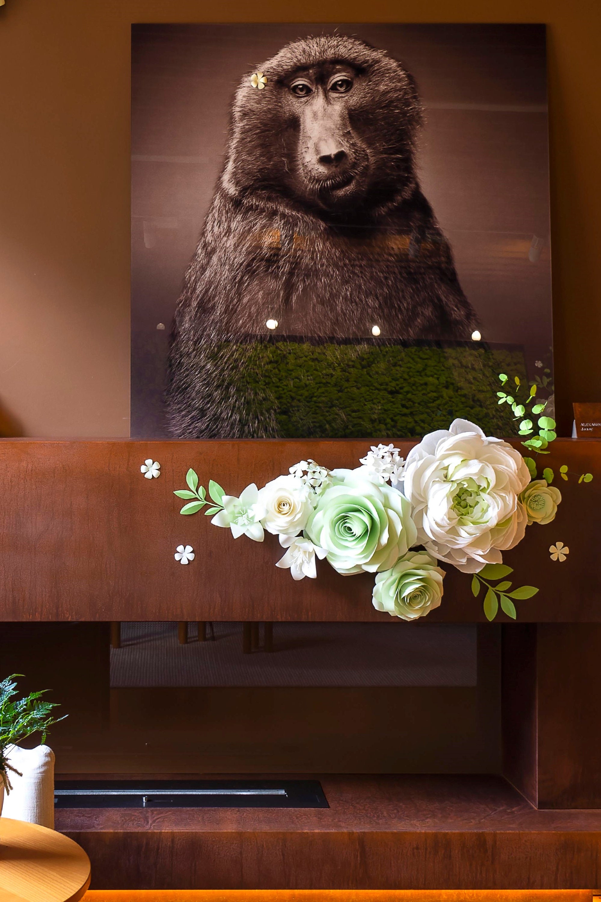 Luxury Paper Flower Wall Decor Set of Large Paper Flowers | Etsy