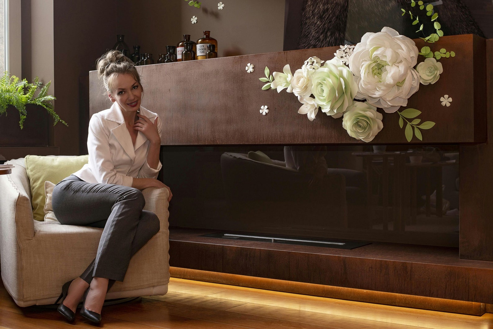 Luxury Paper Flower Wall Decor Set of Large Paper Flowers | Etsy