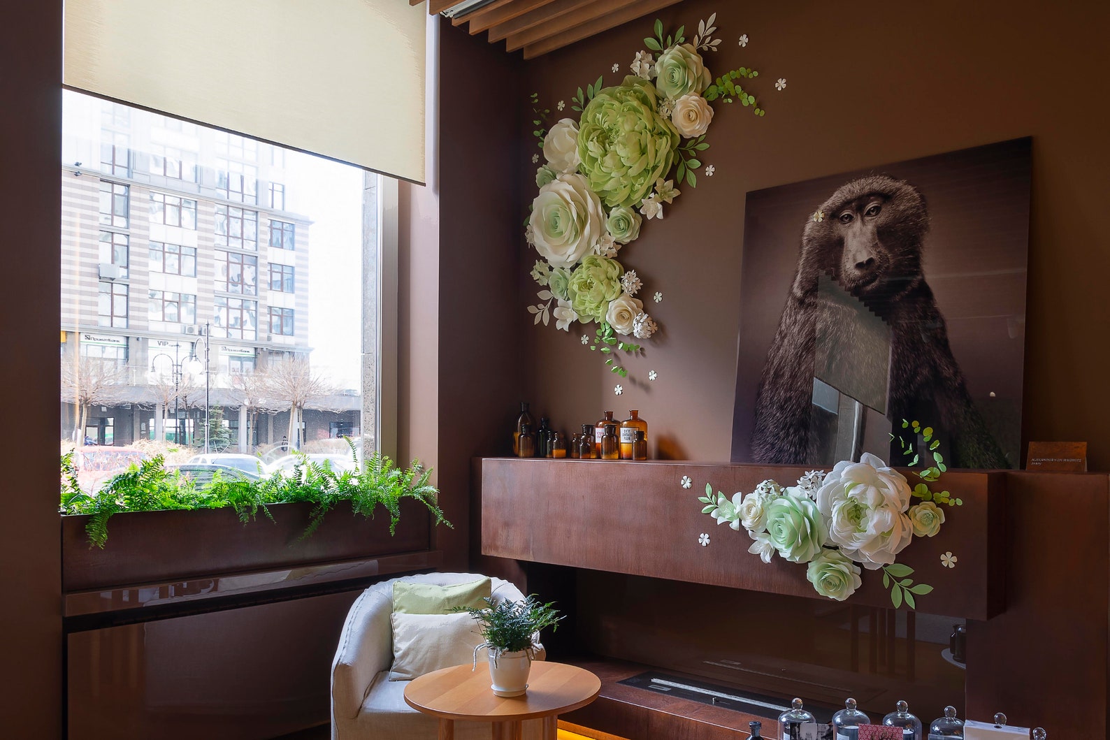 Luxury Set of Large Paper Flowers for Wall Decor, Crepe Paper Flowers ...