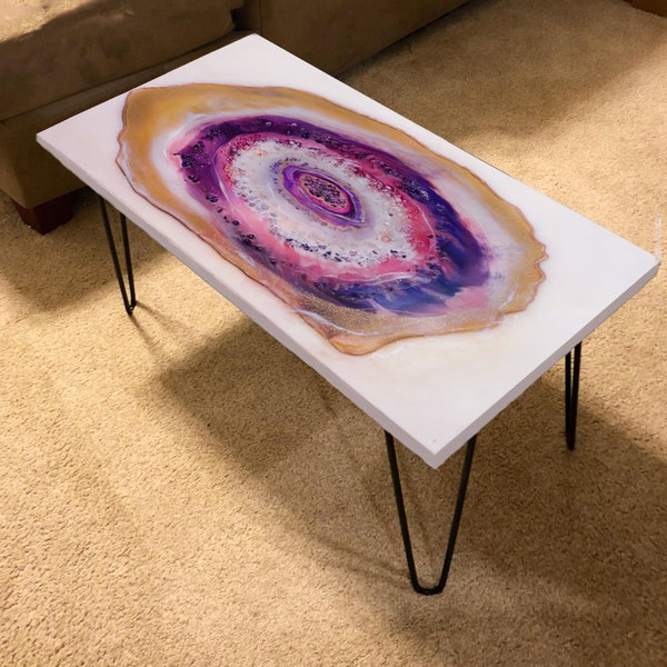 Amethyst Geode Table - Etsy