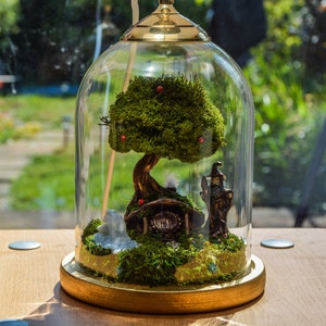 Hobbit Table Lamp, Bedside Lamp, Gandalf Miniature, Lord of the Rings ...