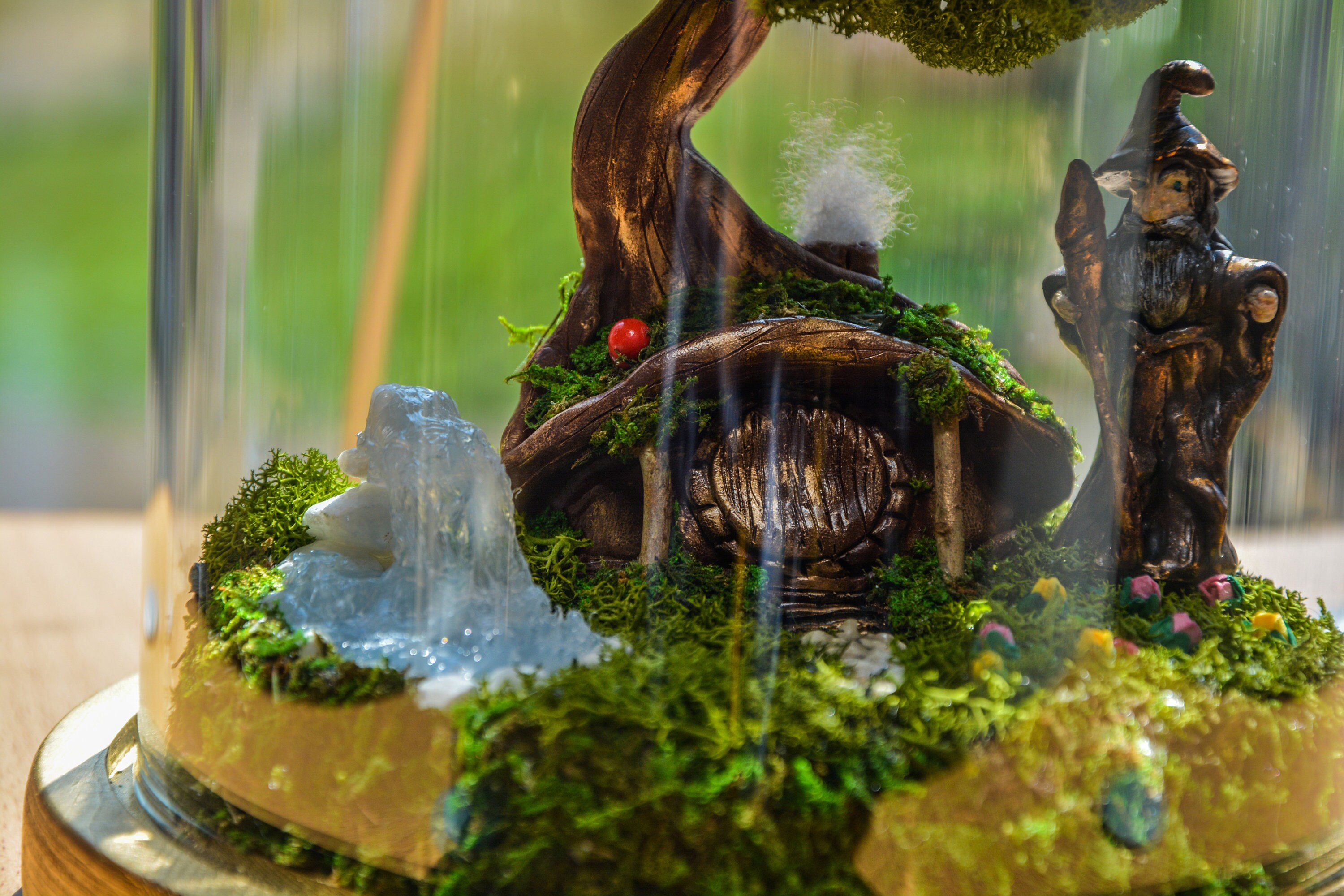 Hobbit Table Lamp, Bedside Lamp, Gandalf Miniature, Lord of the Rings ...