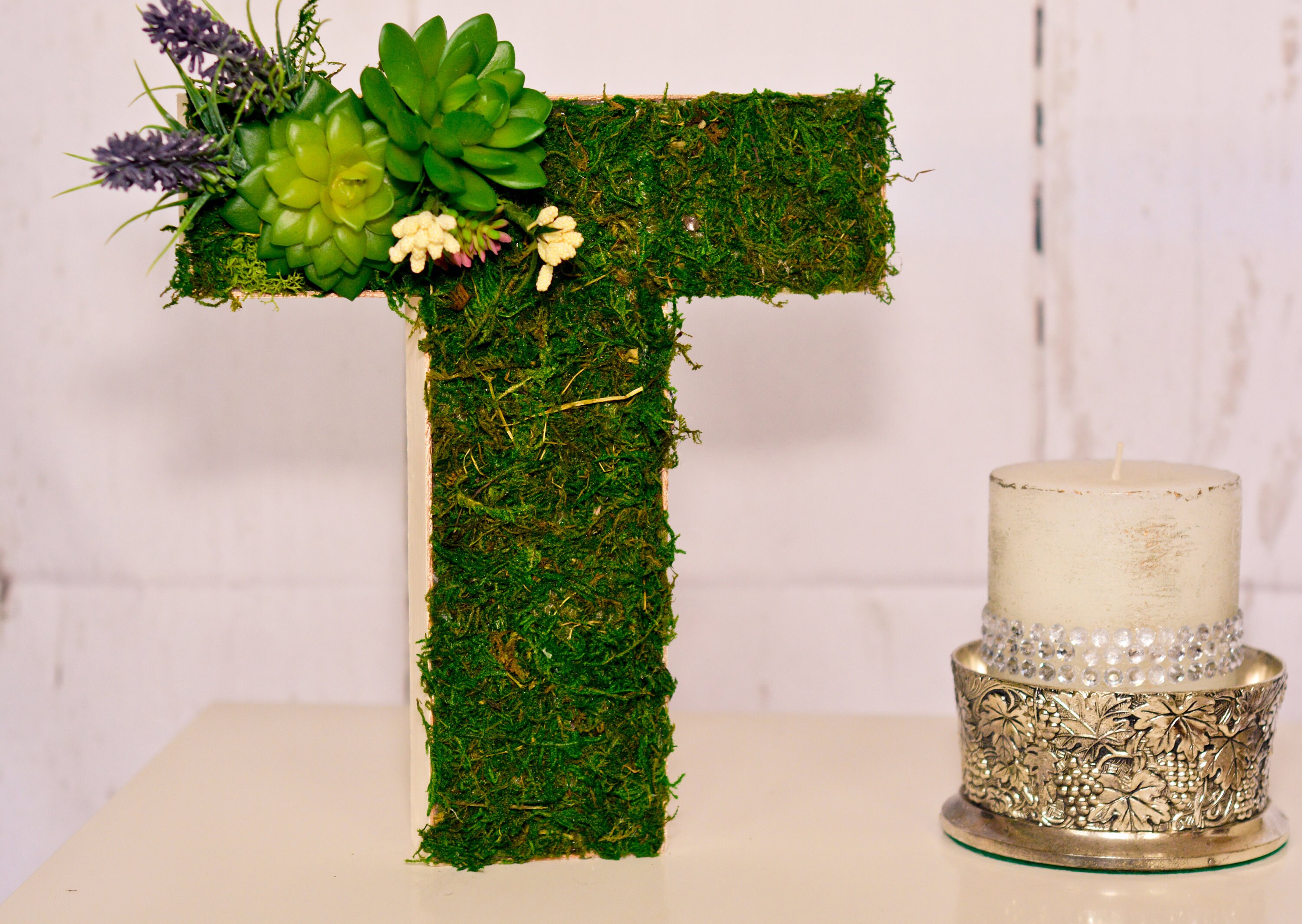 Moss Letters Custom Moss Letters Personalised Wedding | Etsy