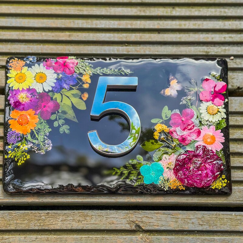 House Number Plaque - Etsy