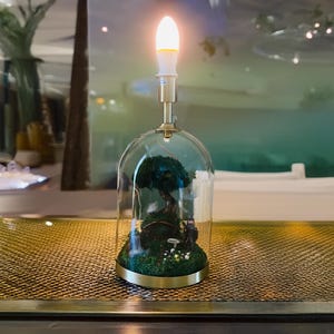 Hobbit Table Lamp, Bedside Lamp, Gandalf Miniature, Lord of the Rings ...