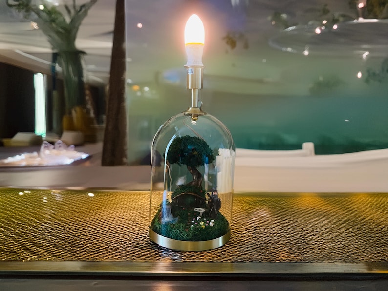 Hobbit Table Lamp, Bedside Lamp, Gandalf Miniature, Lord of the Rings ...