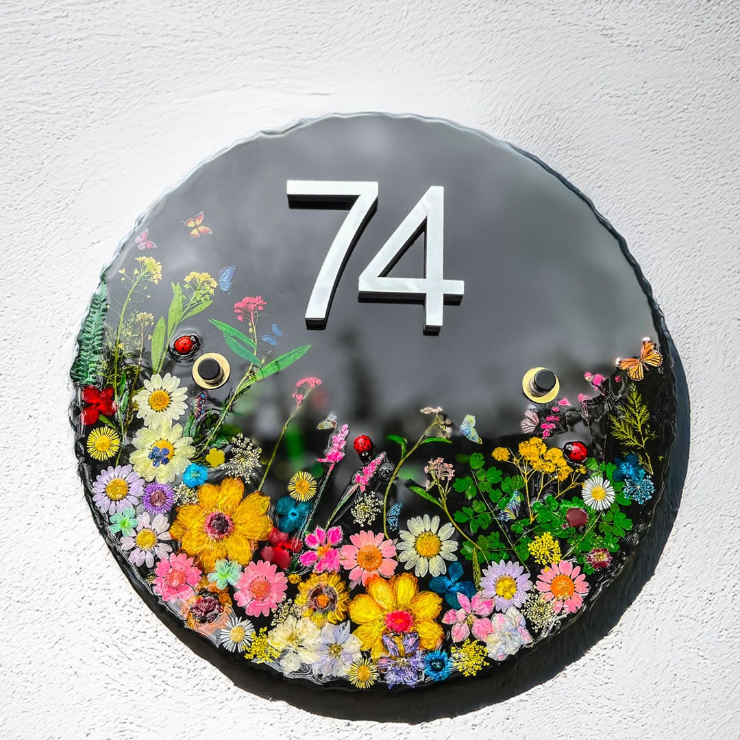 House Number Plaque, Custom House Number Signs, Property Number ...