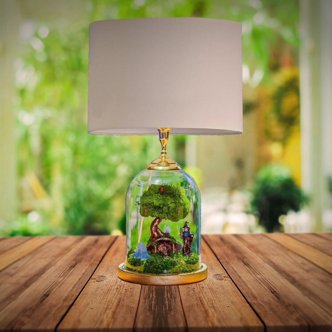 Hobbit Table Lamp Bedside Lamp Gandalf Miniature Lord of - Etsy