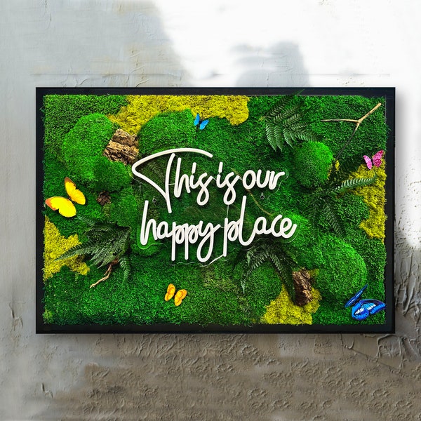 Moss Sign - Etsy