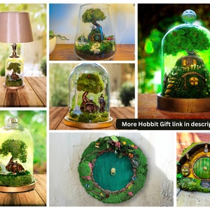 Hobbit Table Lamp, Bedside Lamp, Gandalf Miniature, Lord of the Rings ...