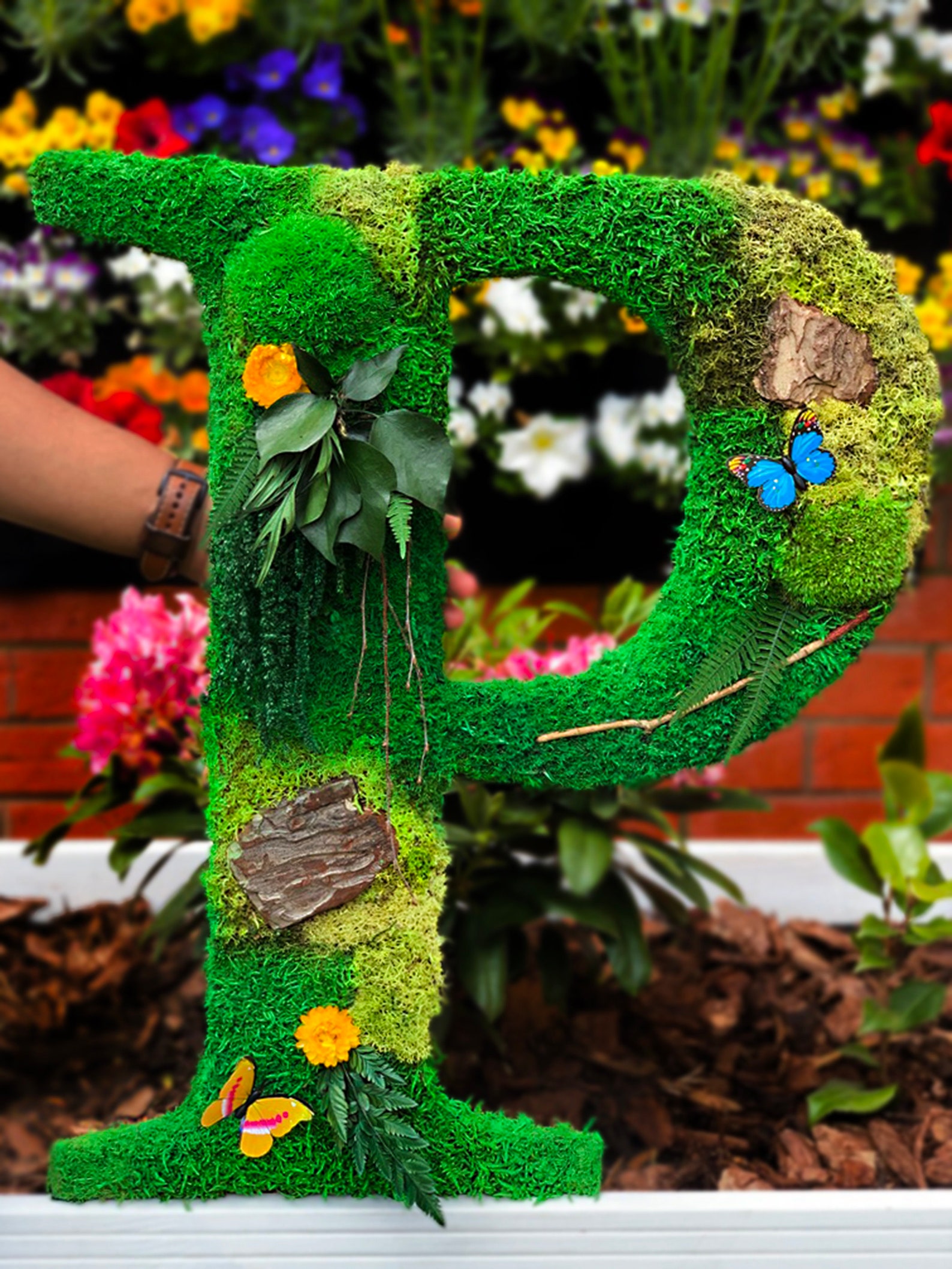 Moss Letters Custom Wall Letters Custom logo Preserved moss | Etsy