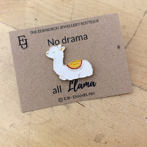 Llama Enamel Pin - Etsy