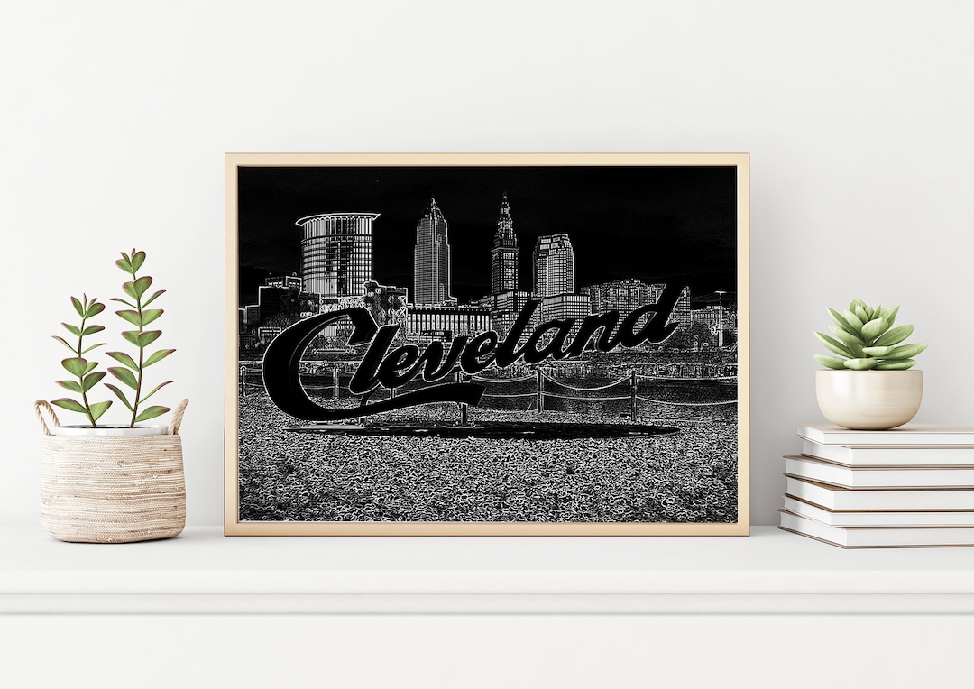 Cleveland Graphic Poster II - Etsy