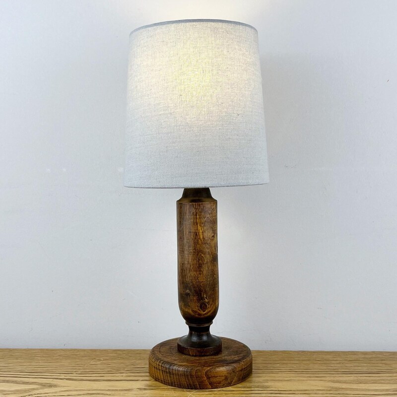 Small Wood Lamp - Etsy