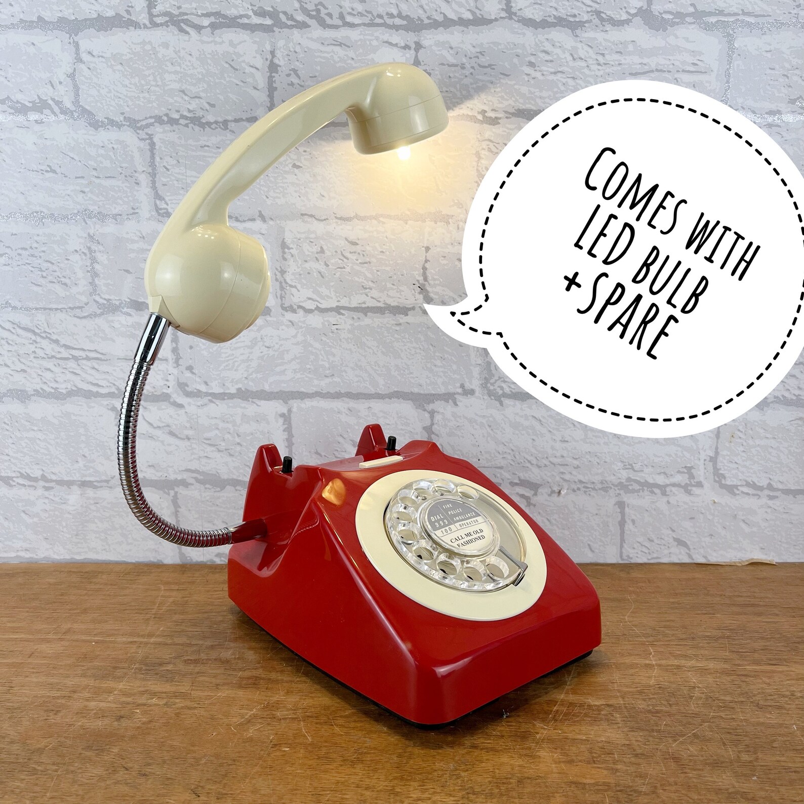 Red Desk Lamp, Working From Home Gift. - Etsy