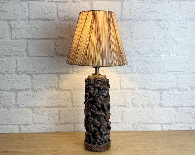African Vintage, African Decor, Vintage Lamp, African Gift, Vintage ...