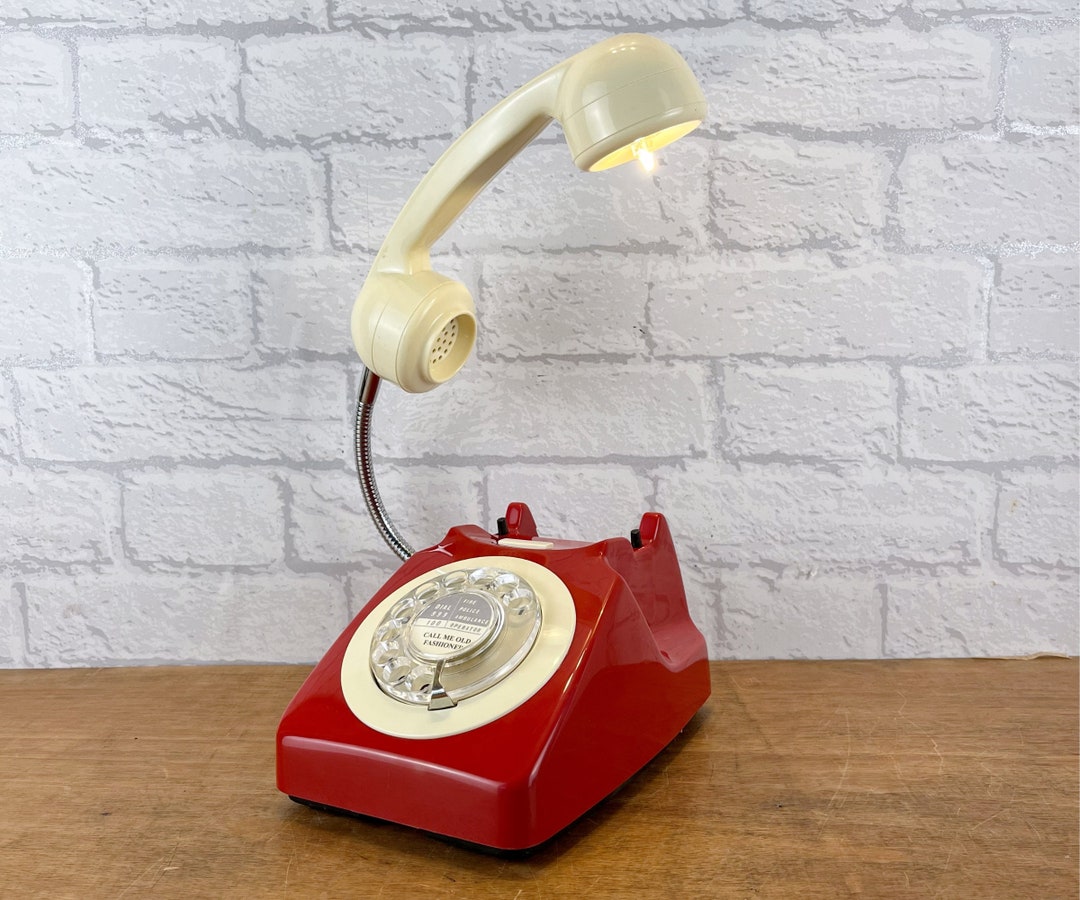Red Desk Lamp, Working From Home Gift. - Etsy