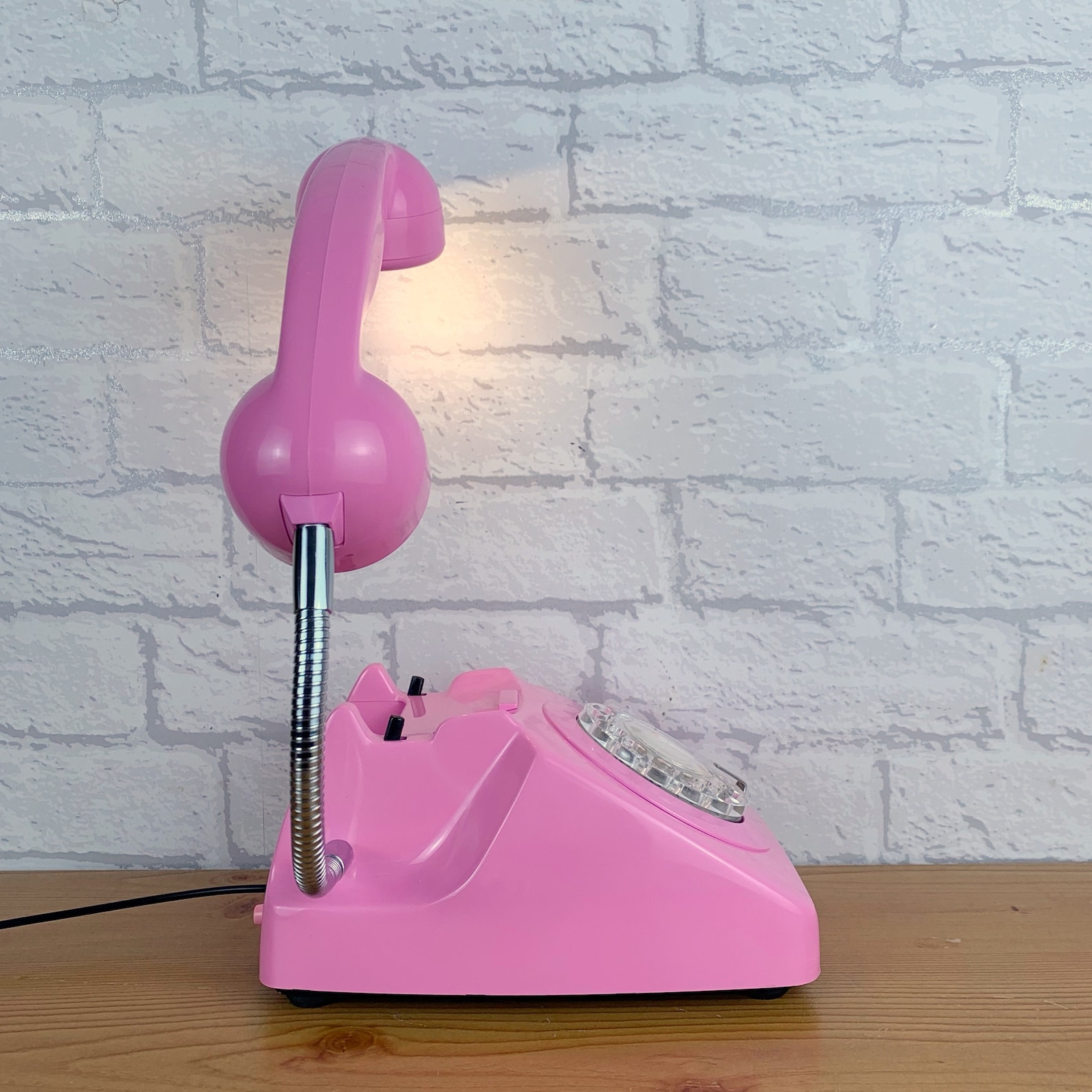 Pink Light, Pink Desk Light, Pink Lamp, Pink Bedside Light, Girly Gift ...