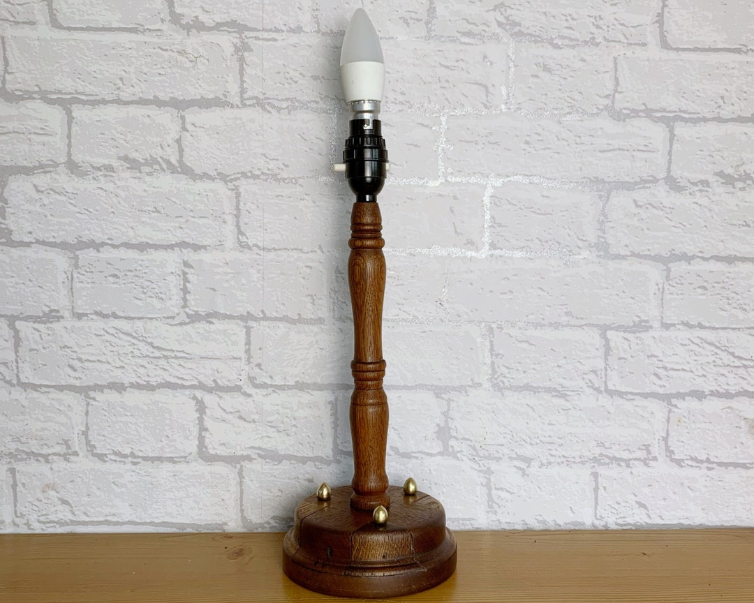 Lamp Base Wooden, Antique Lamp Base, Vintage Wooden Lamp, Antique ...