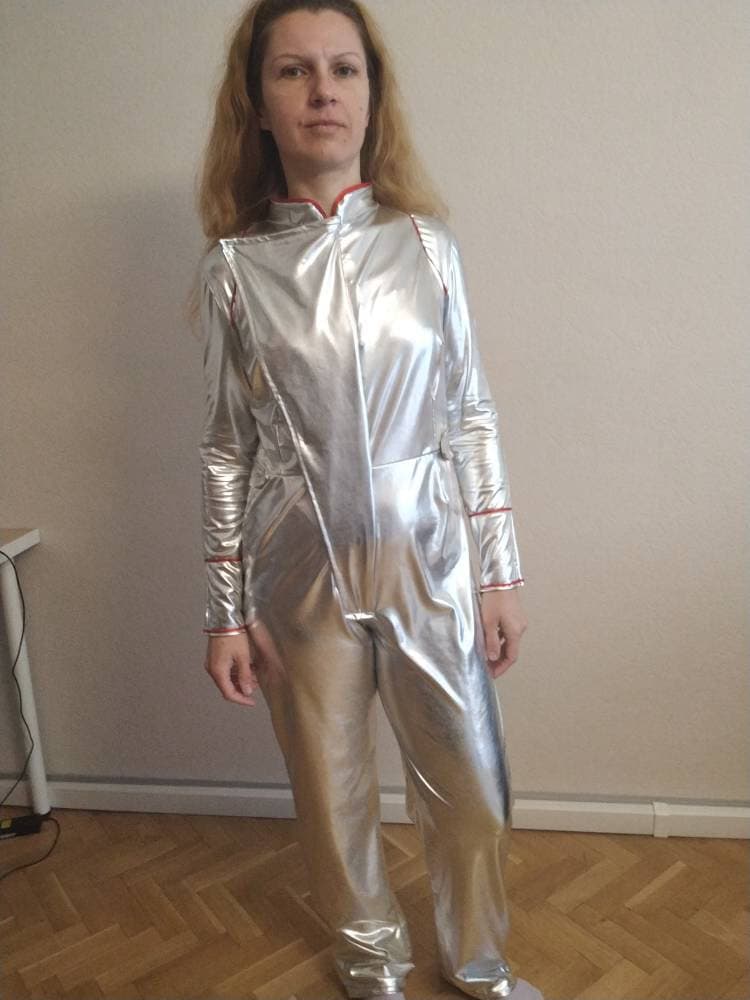 Lost in Space Cosplay Jumpsuit Space Costume Silver Overall - Etsy Israel