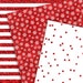 Red Glitter Christmas Digital Paper Pack Christmas Pattern Seasonal ...