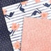 Navy & Peach Digital Paper Pack: Glitter, Gold, Watercolor (digital ...