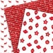 Red Glitter Christmas Digital Paper Pack Christmas Pattern Seasonal ...