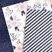 Navy & Peach Digital Paper Pack: Glitter, Gold, Watercolor (digital ...