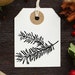 Fir Twig Stamp, Christmas Fir Stamp, Christmas Foliage Stamp - Etsy UK