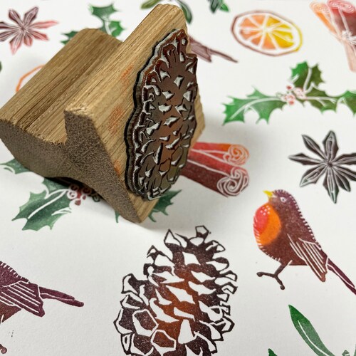 Stag Stamp Christmas Stag Stamp Reindeer Stamp Stag Rubber - Etsy UK