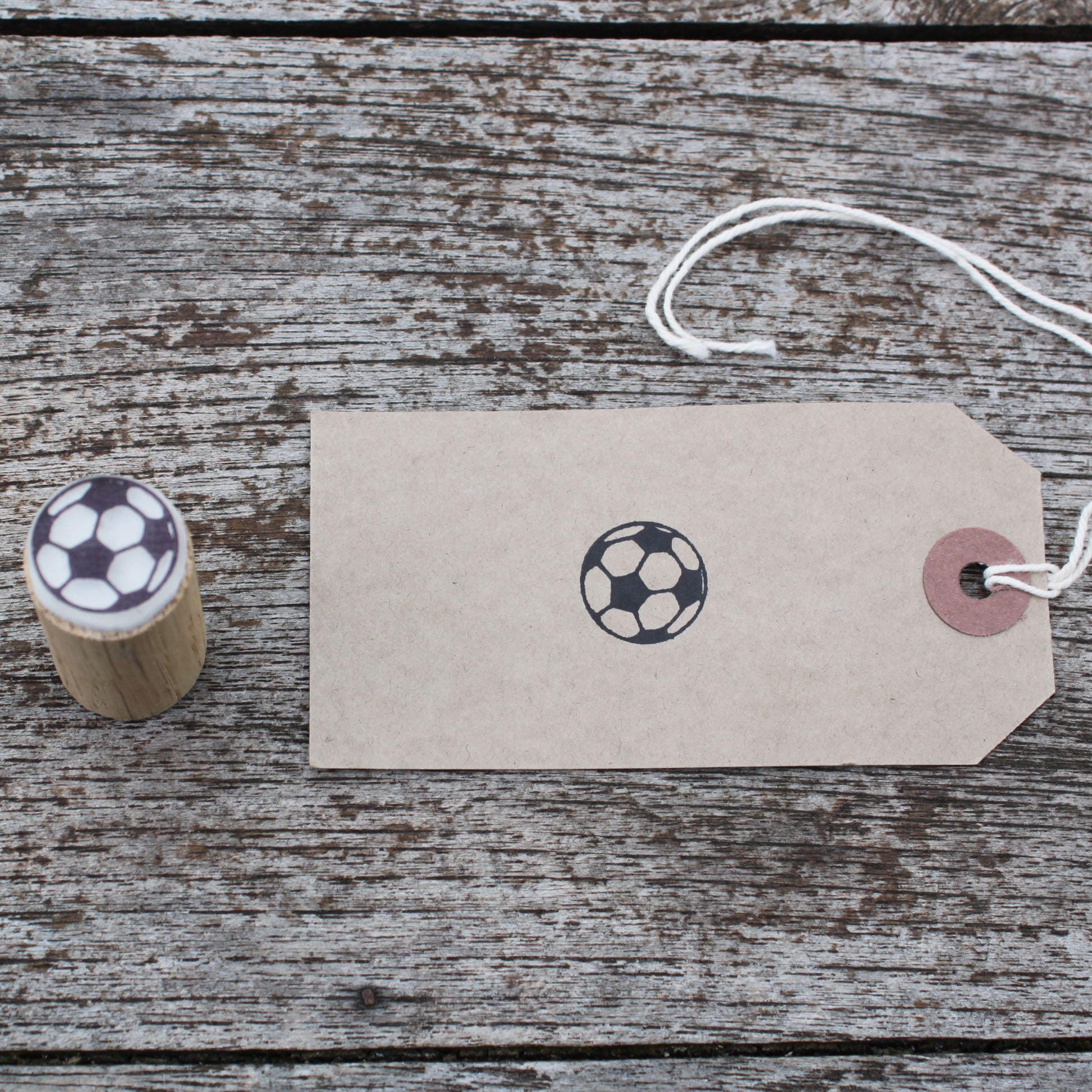 Football stamp football rubber stamp mini football stamp | Etsy