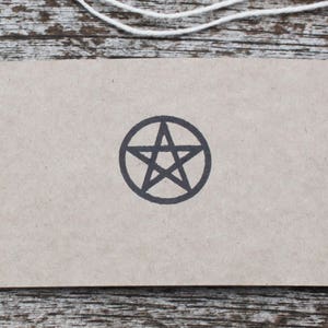 Pentacle Stamp, Pentagram Stamp, Occult Stamp, Symbol Stamp - Etsy