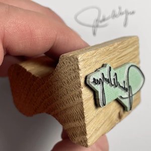 Signature Rubber Stamp - Etsy