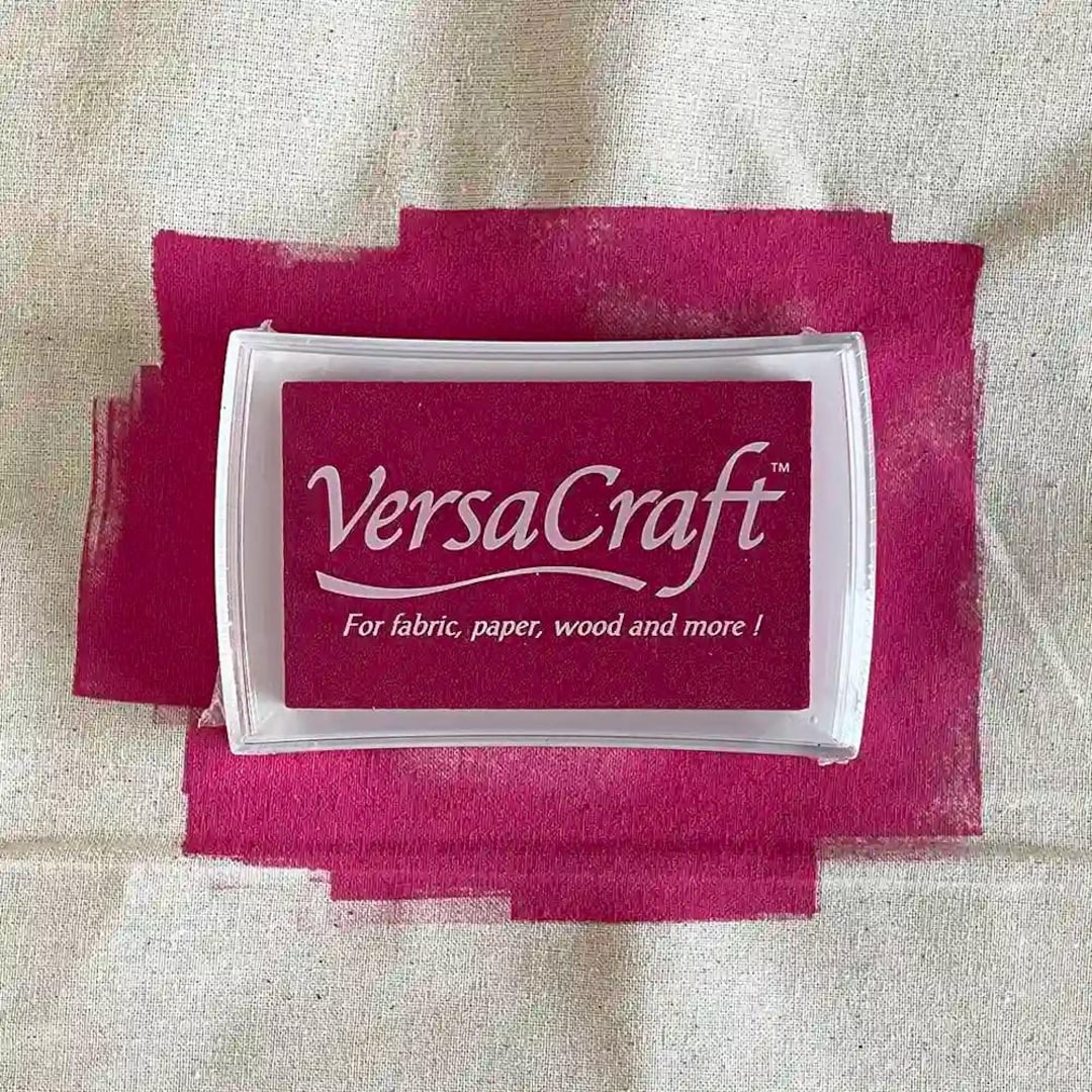 Versacraft Ink Pad | Cherry Pink | for Fabric and Wood - Etsy