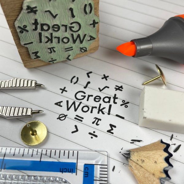 Teacher Stamp - Etsy