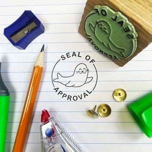 Teacher Stamp | Seal of Approval - Etsy