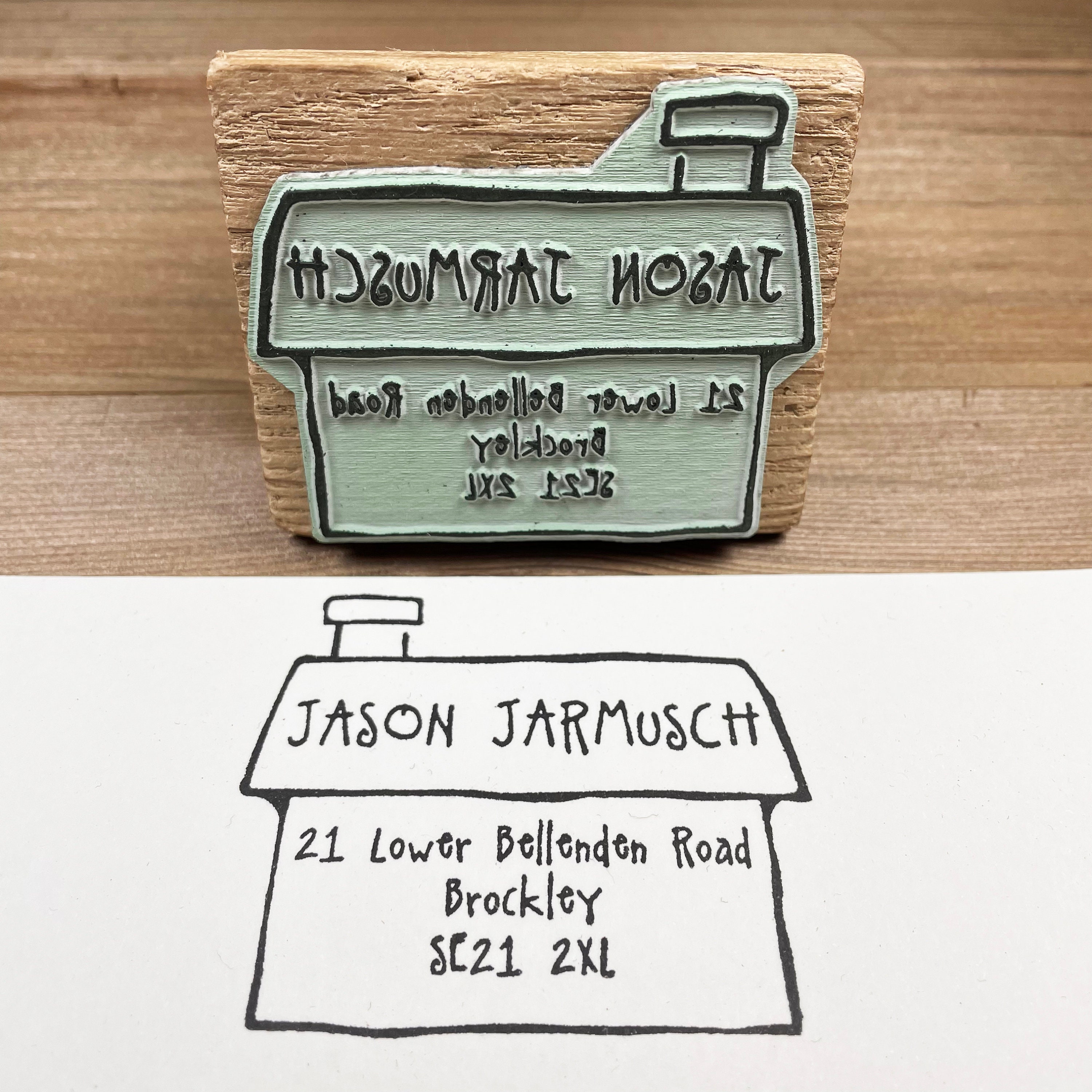 House Address Stamp Family address stamp Address rubber - Etsy 日本